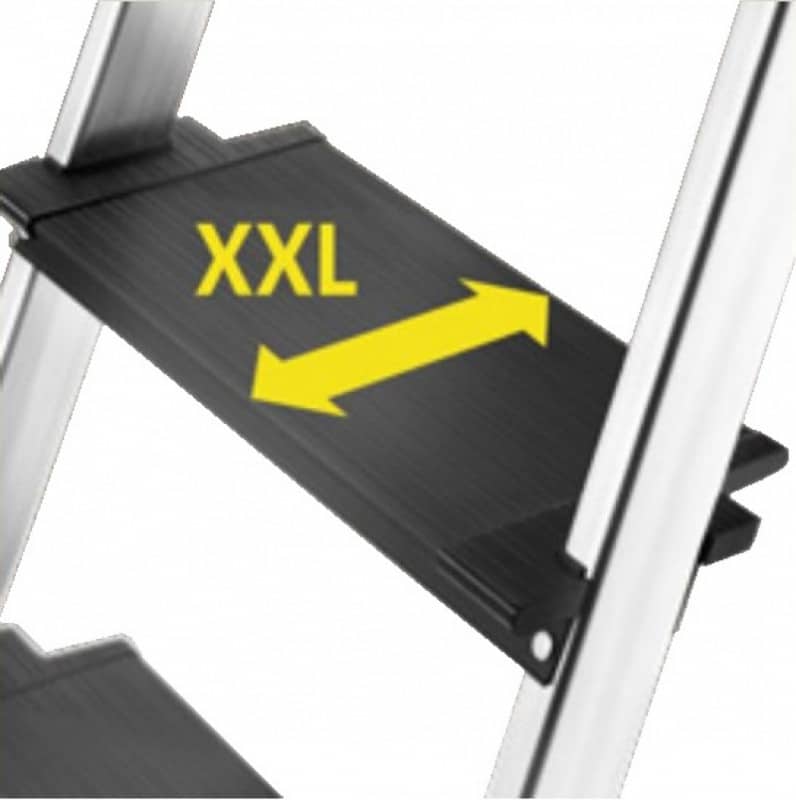 Schodíky jednostranné hliníkové Topline L100 4-stupňové | Zanada.sk